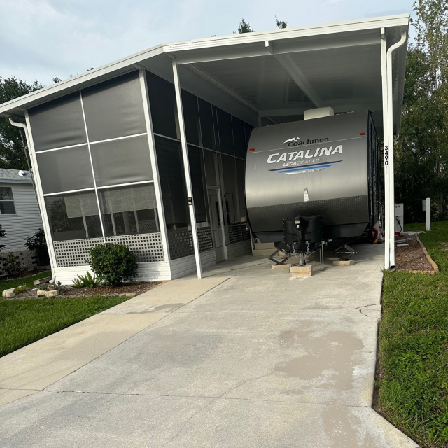 For Sale - G91 - RV LOT with LANAI and SHED